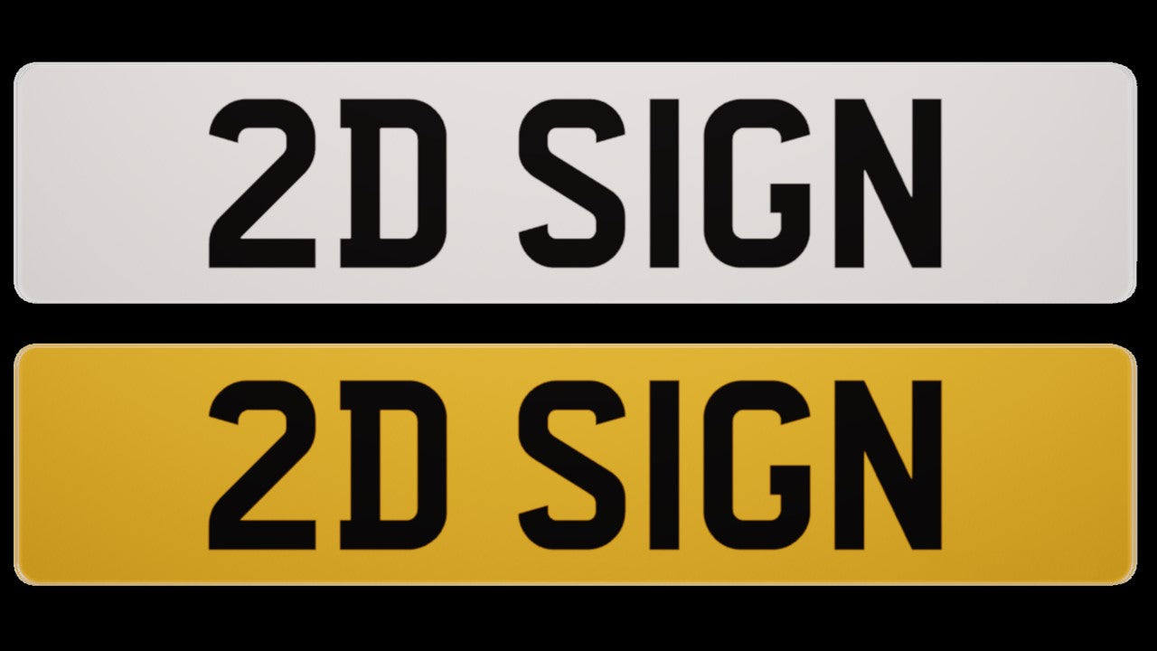 2D SHOW SIGN – ukplateseller